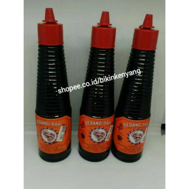 MERAH Oedang Sari Manis Ciledug Soy Sauce, typical Cirebon red bottle ...