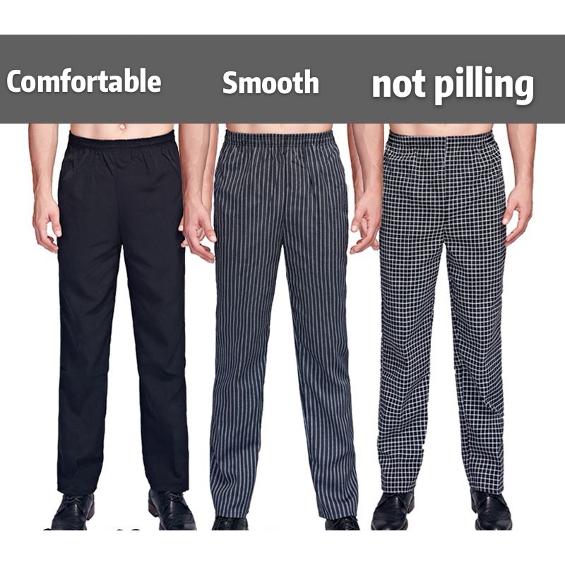 Chef's trousers back kitchen waiter's trousers hotel uniform trousers ...