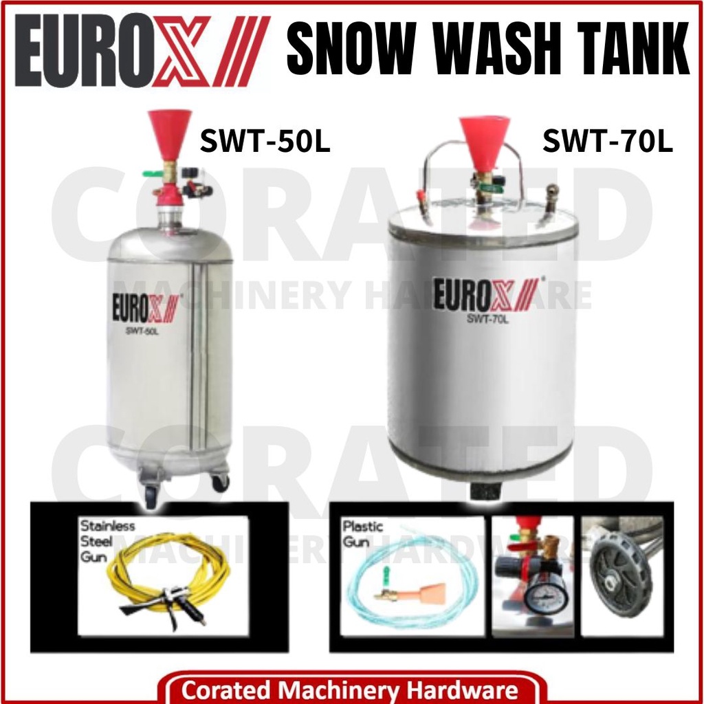 [CORATED] Euro Stainless Steel Snow Wash Tank 50L / 70L Complete With ...
