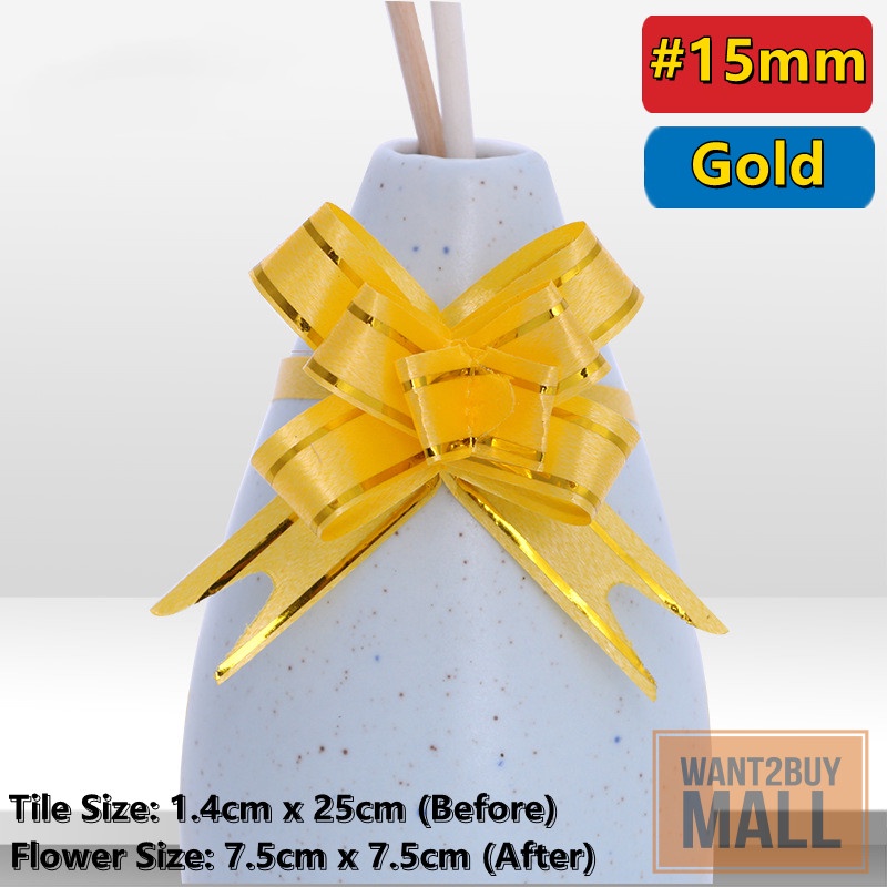 10pcs pack Pull Ribbon Riben Reben Ribben Satin Organza Gift Flower ...