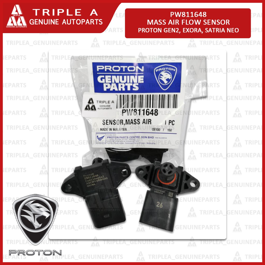 PW811648 Mass Air Flow Sensor Proton Gen 2 Exora Satria Neo MAF Meter ...