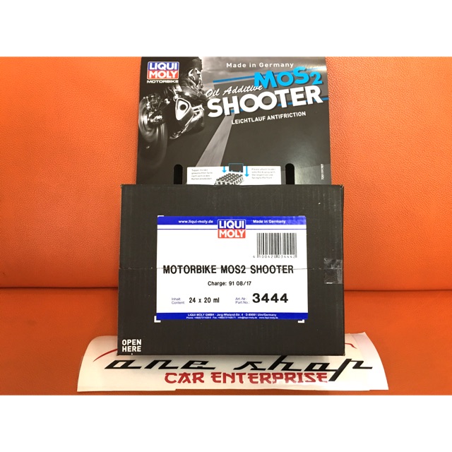 LIQUI MOLY Oil Additive MOS2 SHOOTER (1PC 20ml) Motorbike | Shopee Malaysia