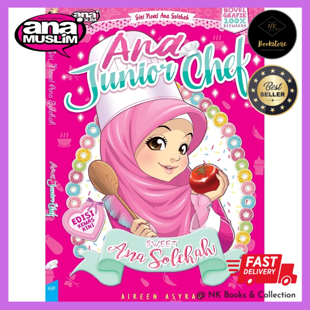 ANA MUSLIM - novel grafik ANA JUNIOR CHEF | Shopee Malaysia