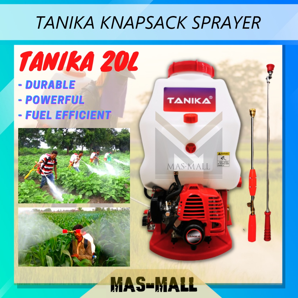 (New Model) TANIKA Mist Sprayer Knapsack Sprayer Engine Sprayer / Mesin ...