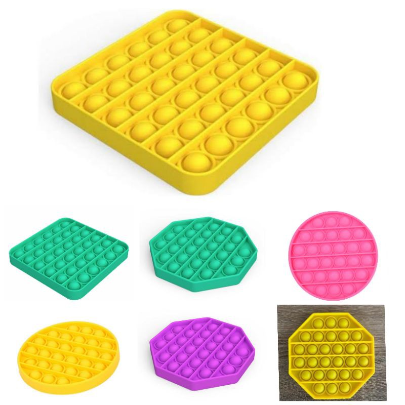 Push pop it popits popits pop iTS fidget toy rainbow Kids toys bubble ...
