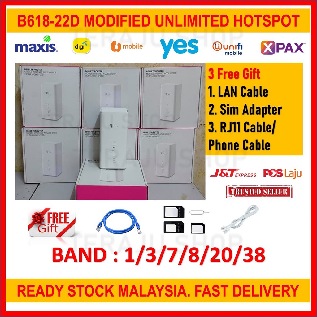 Huawei B618 B618s-22d Modded Unlocked T-Mobile New Set Ready Stock ...