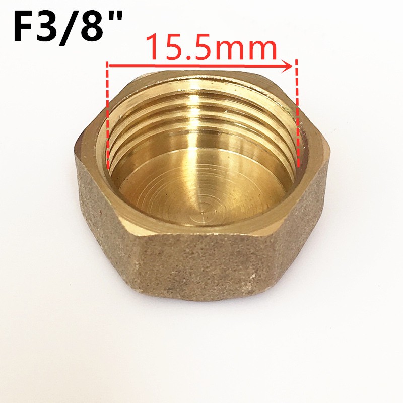 Male And Female Thread (M.stock) 1/8" 1/4" 3/8" 1/2" 3/4" Brass End Cap ...