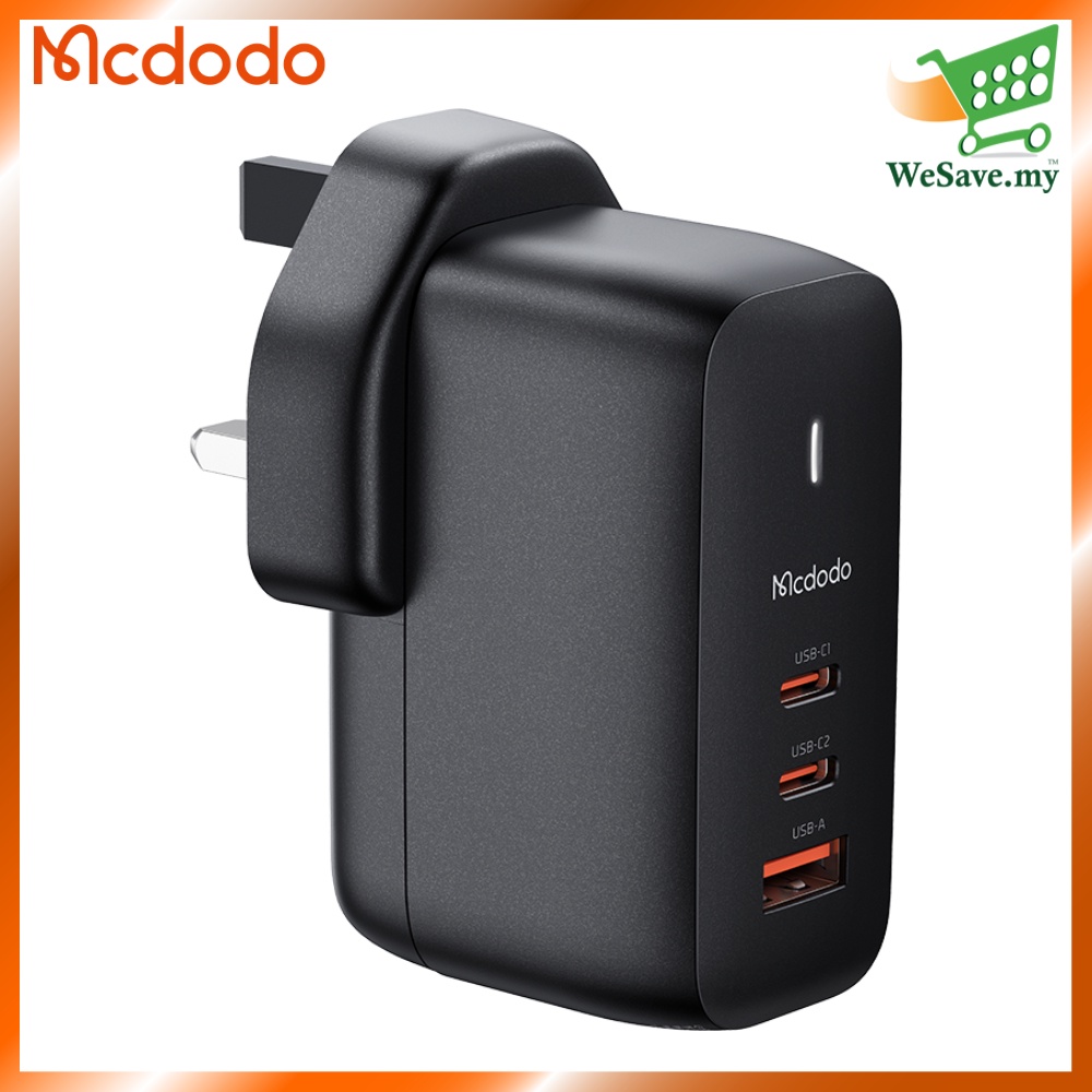 Mcdodo CH-844 GaN 65W 3-Port Mini Fast Charger / Wall Charger (Original) 1 Week Warranty by ...