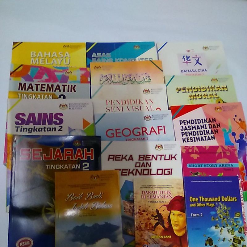 Text Books Form 2, Tingkatan 2 Buku Teks | Shopee Malaysia