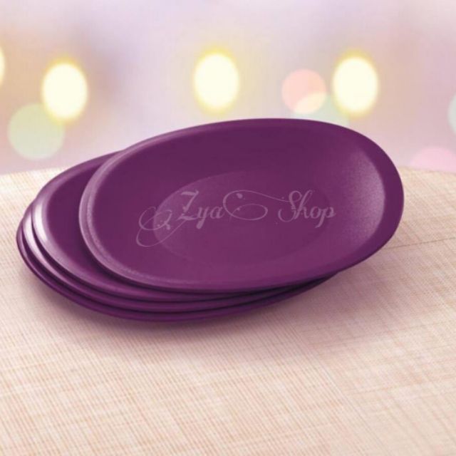 💥Tupperware Lavender Microwaveble Plates💥 | Shopee Malaysia
