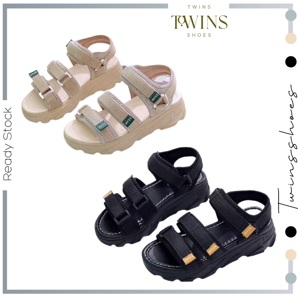 🧚🏻‍TWINS🧚🏻‍ Korean sticky sandals (READY STOCK) | Shopee Malaysia