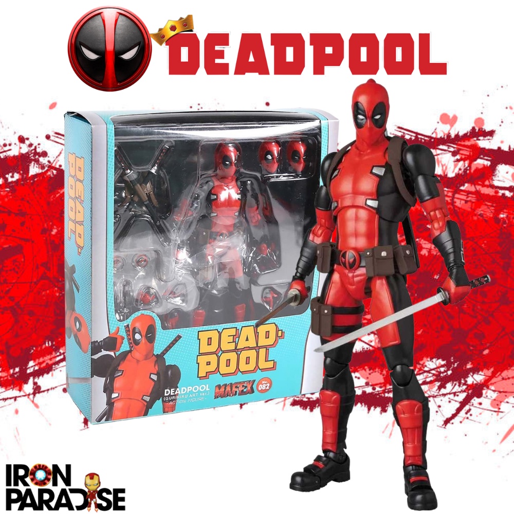 [READY STOCK] Mafex 082 Deadpool Comic Version Action Figure Bootleg KO ...