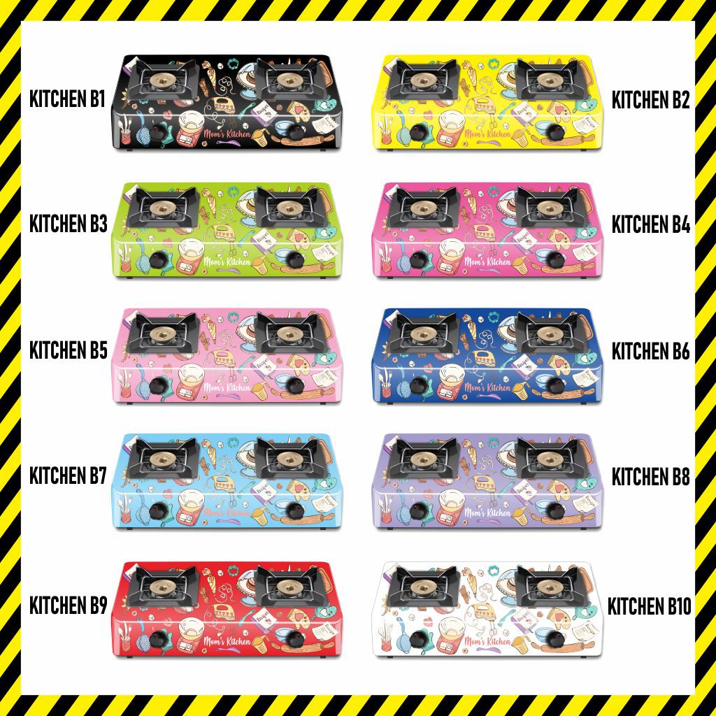 2-burner Stove STICKER And 1-burner STICKER Latest Motif - Kitchen B ...