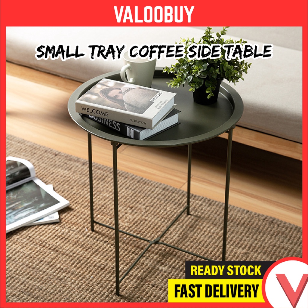 Nordic Small Coffee Tray Side Table Nordic Design Removable Tray Top ...