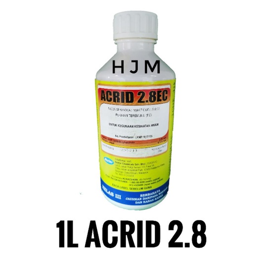 ACRID 2.8 1 LITER lambda cyhalotrin Sama Macam Karate / Alanda ...
