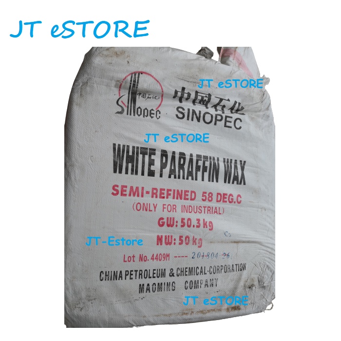 [JT eSTORE] White Paraffin Wax / China Parrafix Wax for Industrial Use ...