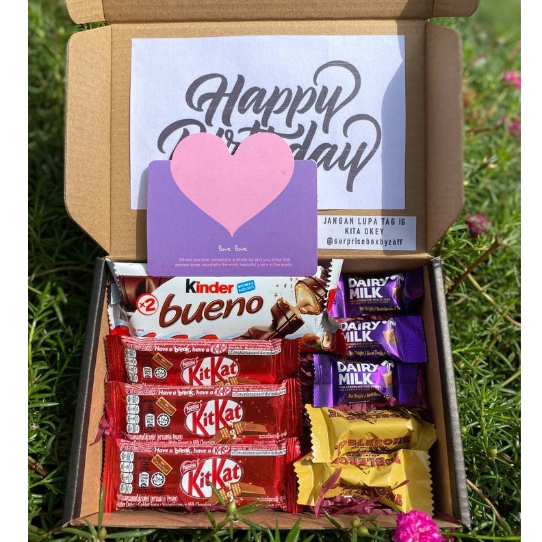 🔥READY STOCK🔥 Gift Chocolate Box Murah ( Hadiah Birthday, Surprise Box ...