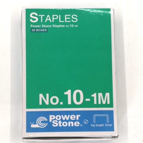 【1BOX=20 SMALL BOX ! ! !】POWER STONE STAPLES BULLET NO.10-1M 1BOX ...