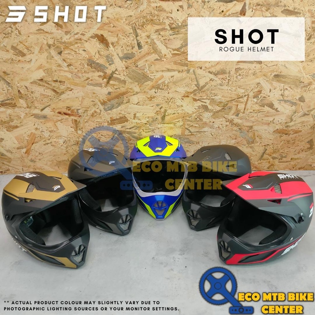 SHOT ROGUE UNITED / SOLID HELMET | Shopee Malaysia