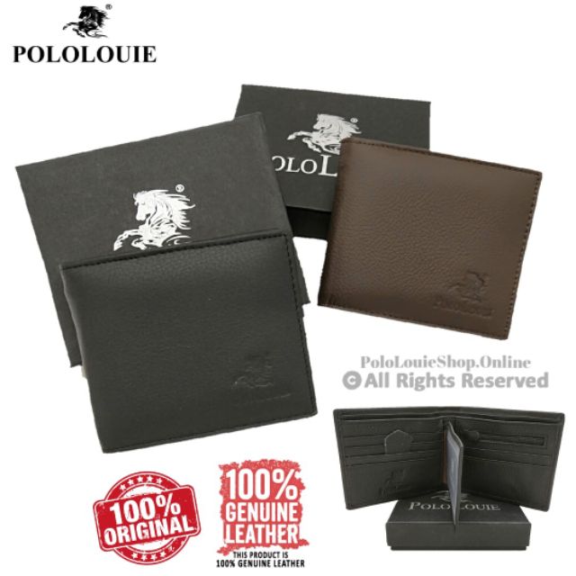 Luxury Original High Quality Polo Louie Men's Genuine Cow Leather ...