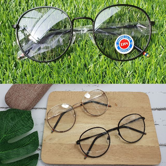Normal Vision Auto-Lens Glasses That Change Color In The Sun | Shopee ...