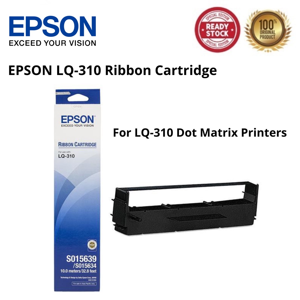 EPSON LQ-310 / LQ-680 Ribbon Cartridge for LQ310 / LQ680 Dot Matrix ...