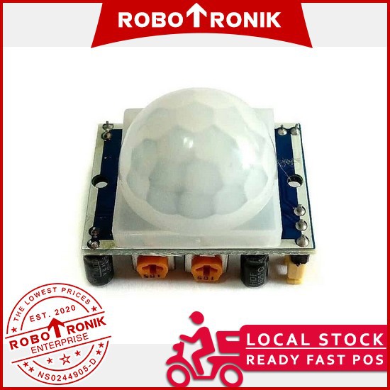 PIR Motion Sensor Module HC-SR501 w/ Adjustable Delay Time & Output ...