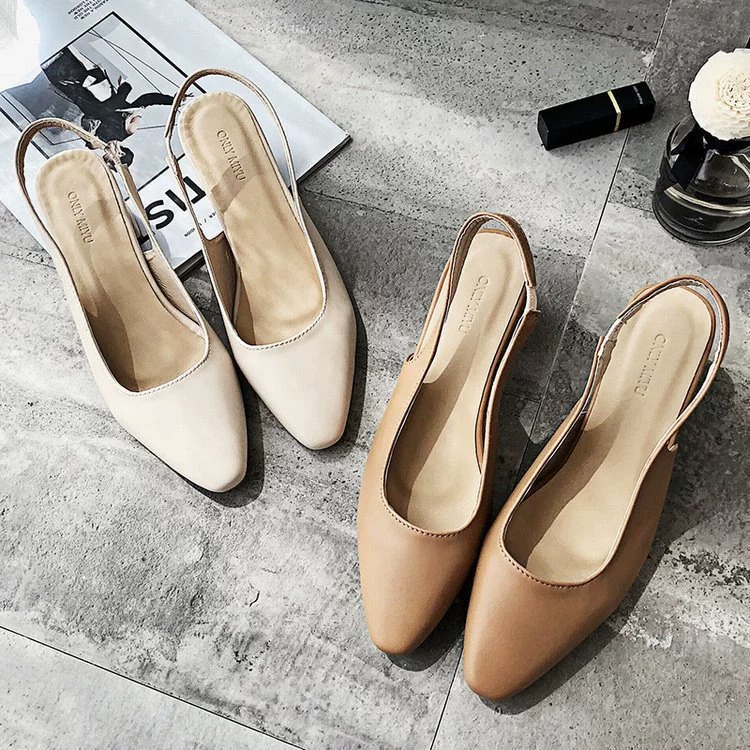 BSWPT1Q24 Women Chunky Heels High heels Shoes Ladies Shoes | Shopee ...