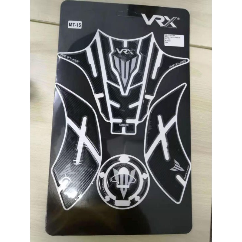 YAMAHA MT15 TANK PAD MOTORCYCLE TANK PAD STICKER UNIVERSAL FULL SET ...