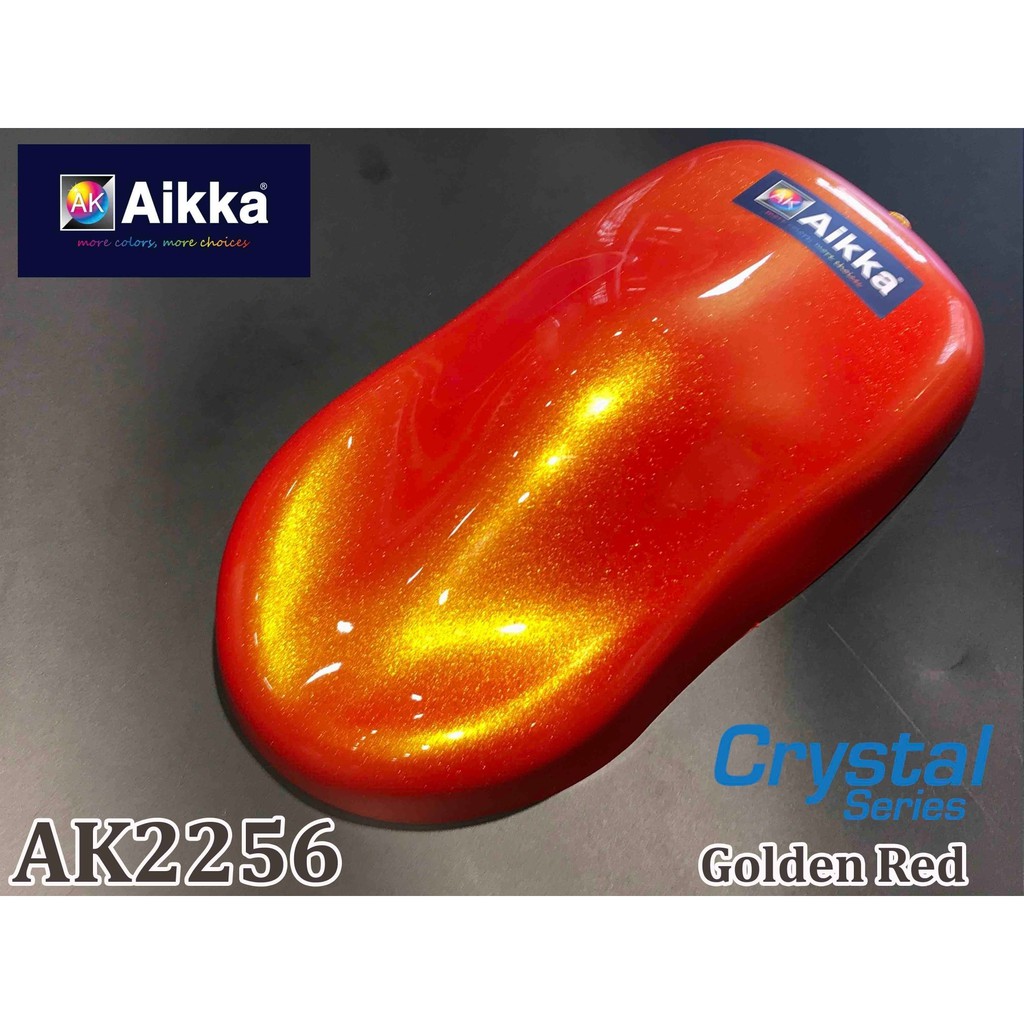 AIKKA AK2256 GOLDEN RED *** CRYSTAL SERIES 2K PAINT | Shopee Malaysia
