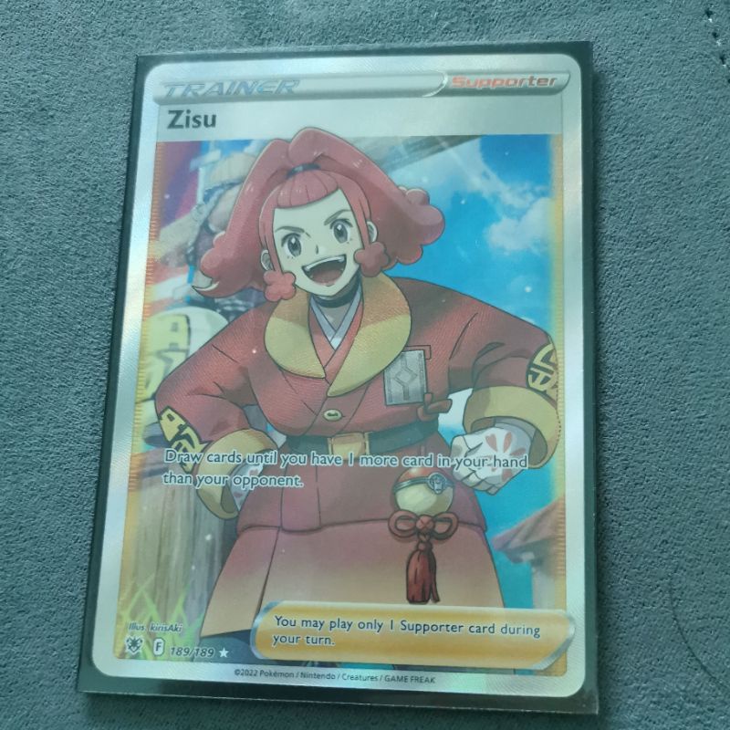 Pokemon TCG : Zisu Trainer 189/189 | Shopee Malaysia