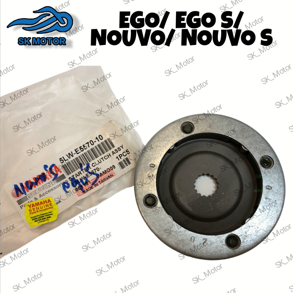 Yamaha Ego / Ego S / Nouvo / Nouvo S Original Starter Clutch Assy ...