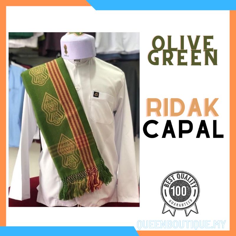 Ridak Capal Premium Quality Kain Tebal Rida Selendang Bahu Lelaki ...