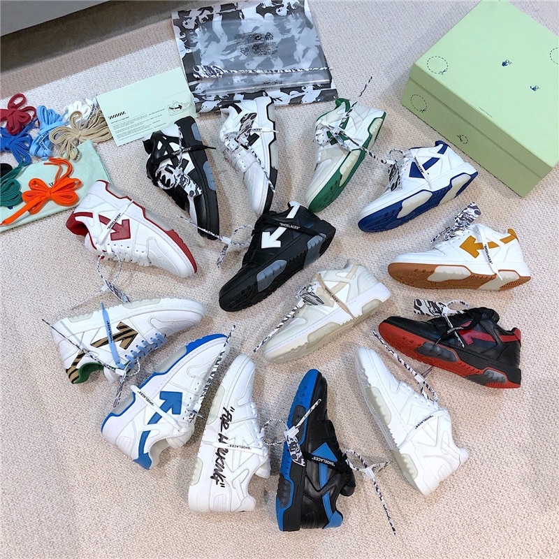 Off White Sneaker Ow Offwhite Shoe Sneaker Hypebeast | Shopee Malaysia