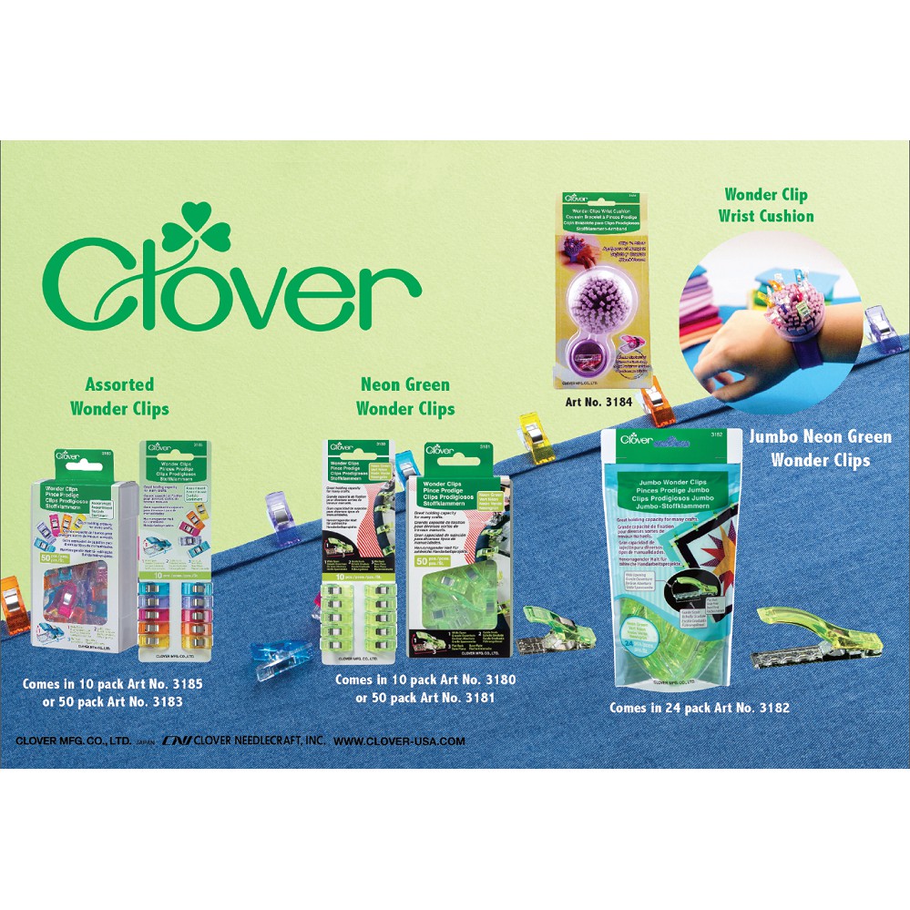 Clover Japan/US Version Wonder Clip for quilting patchwork (All Clover ...