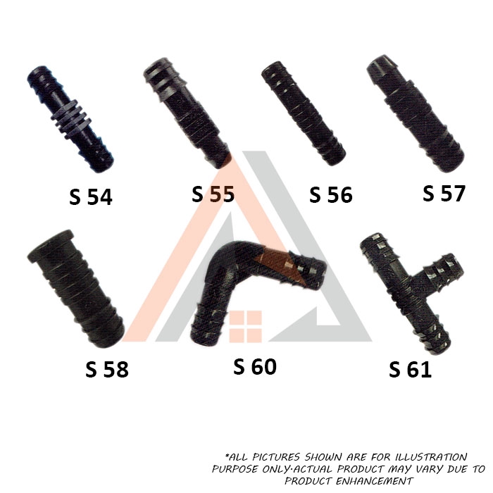 16MM Fitting Poly Pipe For Garden Irrigation For Fertigation (Fertigasi ...