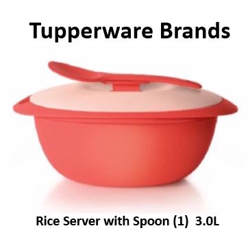 [Ready Stock] Tupperware Royale Rice Server (1) 3.0L & Serving Spoon ...