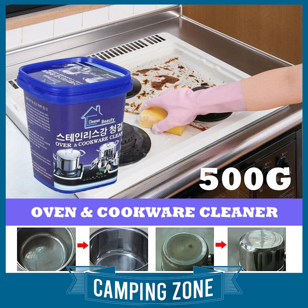 500g Oven and Cookware Cleaner Stainless Steel Cleaning Cream Pencuci ...