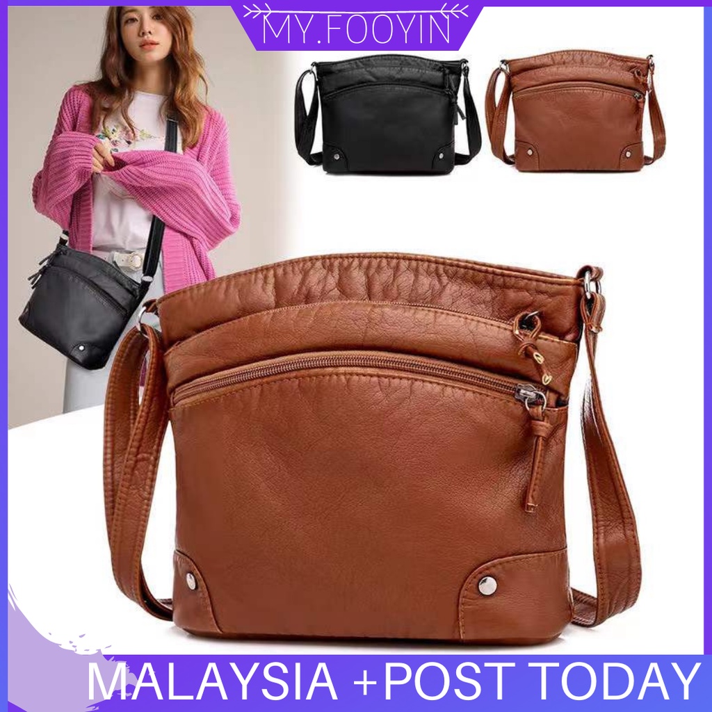 N01 READY STOCK Elegant Sling Shoulder Women Handbag Beg Tangan Wanita ...