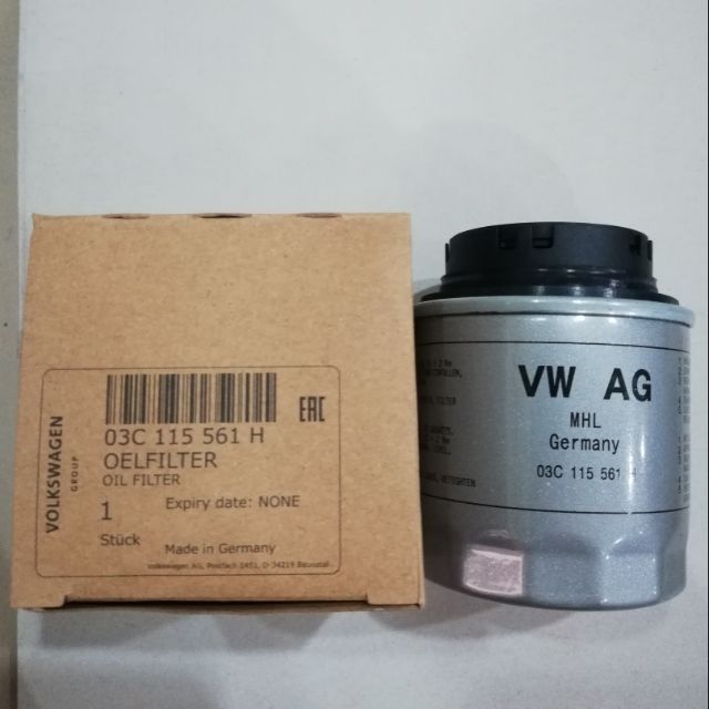 AUDI Q3 A3 B8 A6 Q5 VOLKSWAGEN JETTA PASSAT TIGUAN OIL FILTER 03C115561 ...