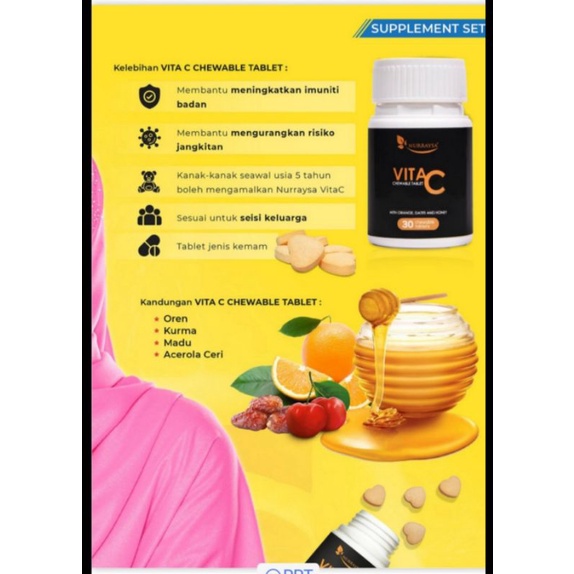 Vita c ( chewable tablet ) | Shopee Malaysia