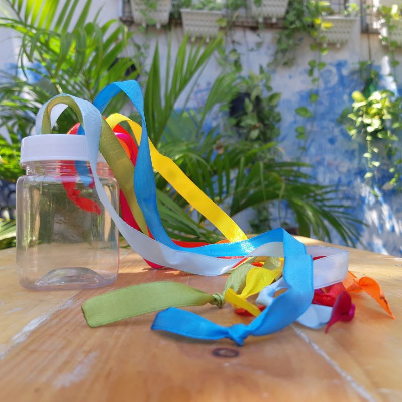 PUTIH Busy JAR (White Lid) busyjar busy jars premium Educational toys ...