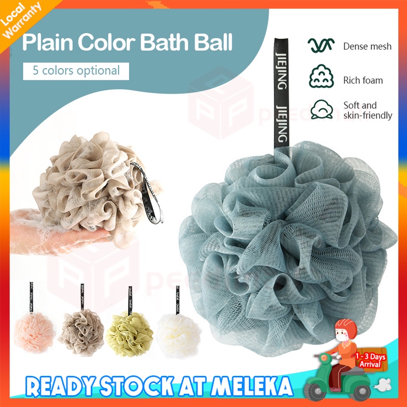 Bath Shower Ball Rich Bubbles Body Flower Bath Sponge Mesh Pouf Shower ...
