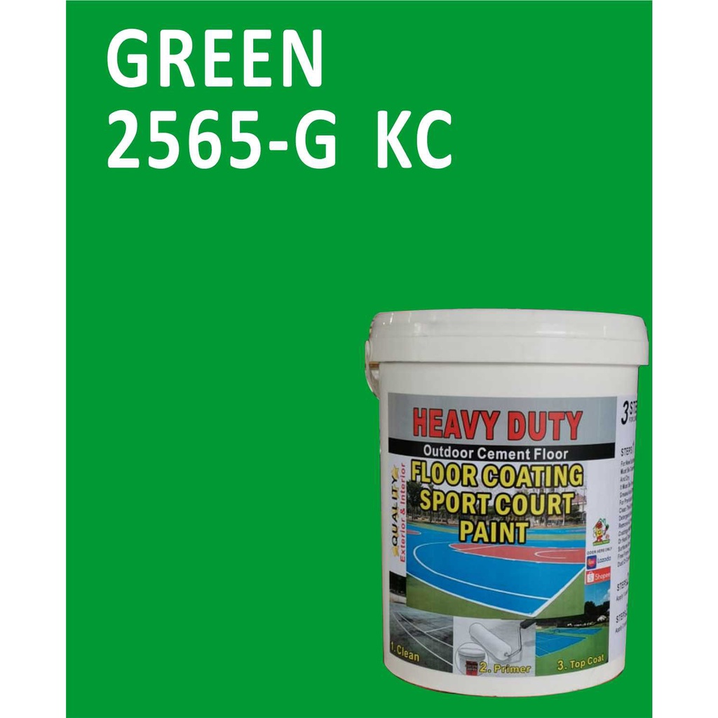 ( 1L ) SPORT COURT PAINT ( HEAVY DUTY ) CEMENT FLOOR COATING / EXTERIOR ...