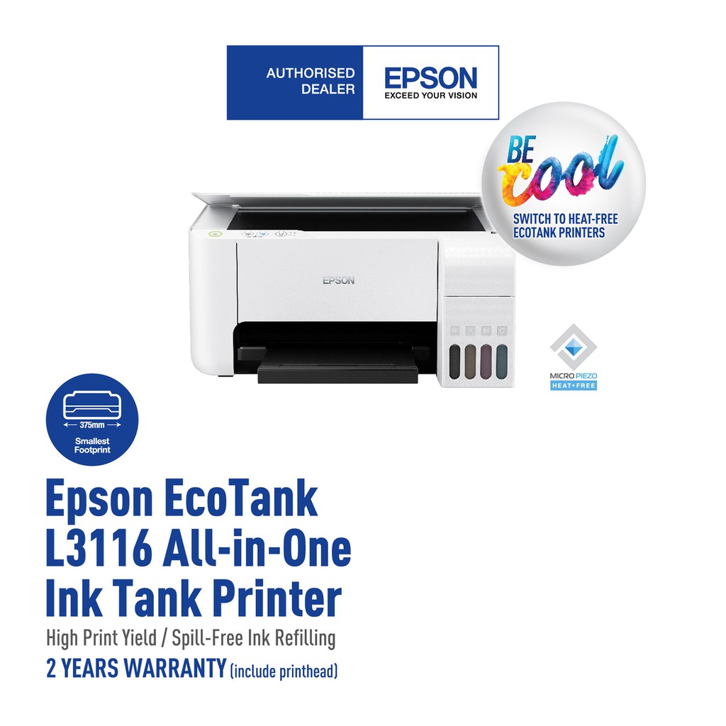 Epson EcoTank L3116 All-in-One Ink Tank Printer | Shopee Malaysia