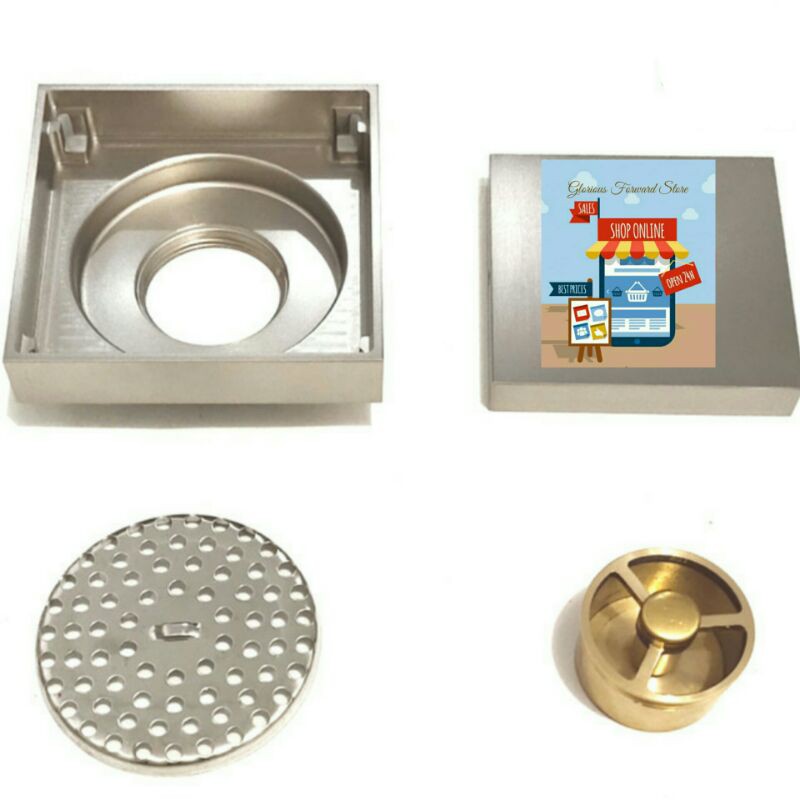Smart FLOOR DRAIN Filter GOT Water SHOWER TOILET STAINLESS STEEL ...