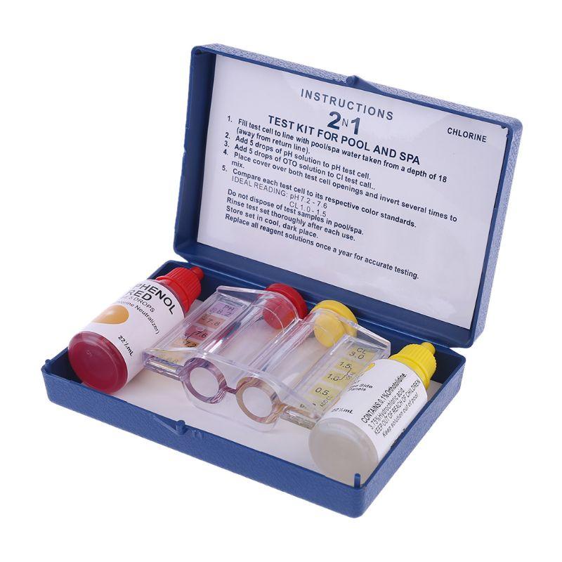 com* pH Chlorine Water Quality Test Kit Swimming Pool Hydroponics ...