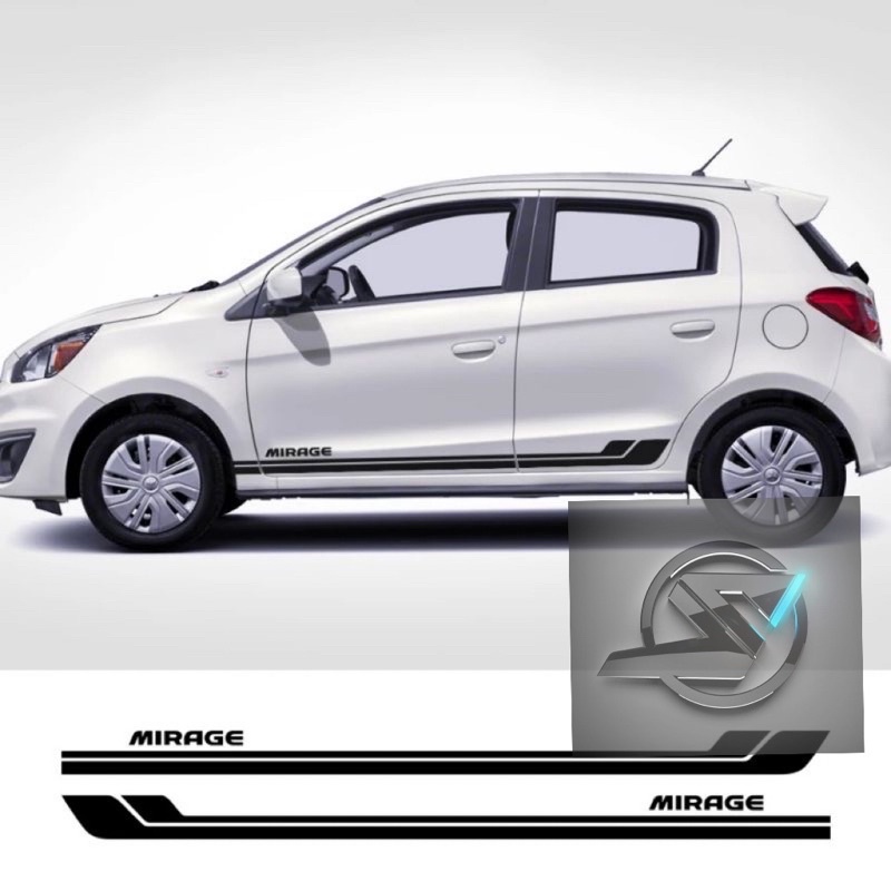 (Ready Stock) S584# Mitsubishi Mirage Car Body Sticker | Shopee Malaysia