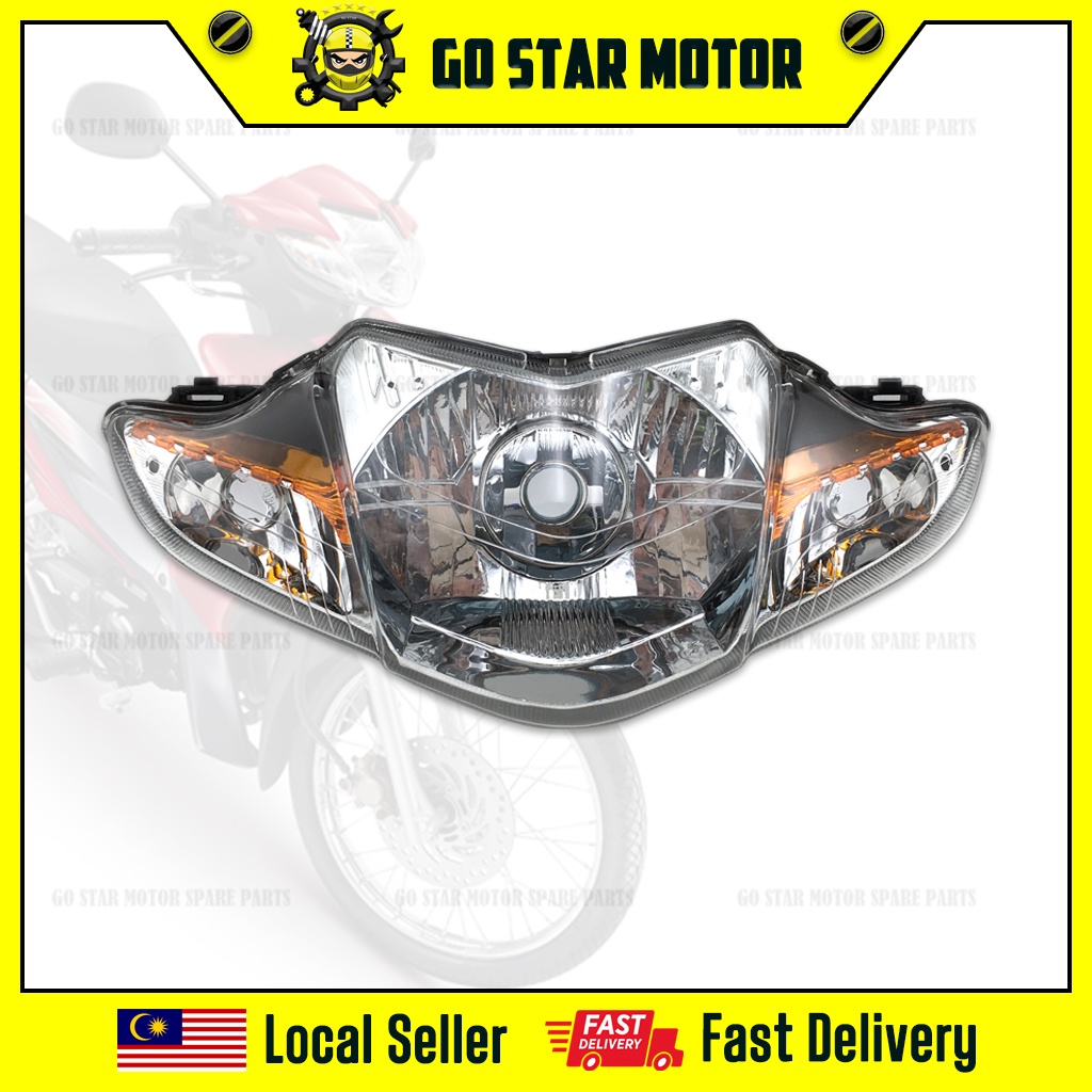WAVE110 WAVE 110 W110 Head Lamp Headlamp Lampu Depan Front Light ...