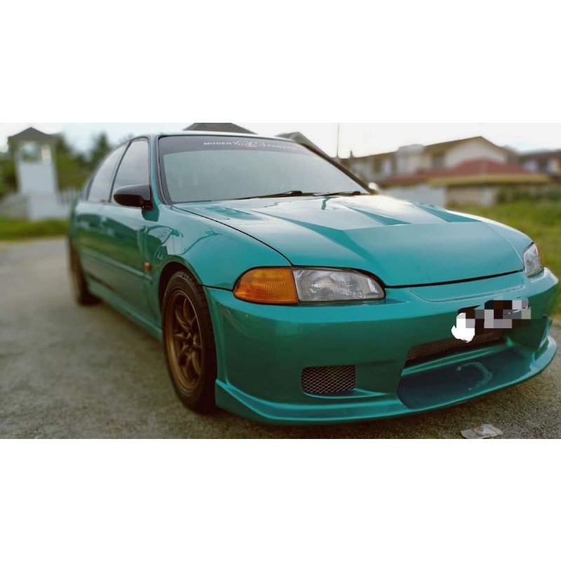 HONDA CIVIC EG6 EG9 BUMPER CWEST EG FIBER SR3 SR4 #MOMOKVTEC | Shopee ...